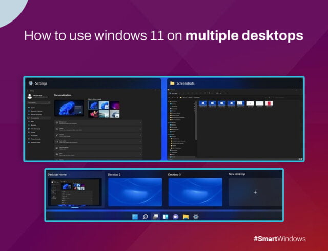 How to Use Windows 11 Multiple Desktops – Useful Guide - Keys-Shop